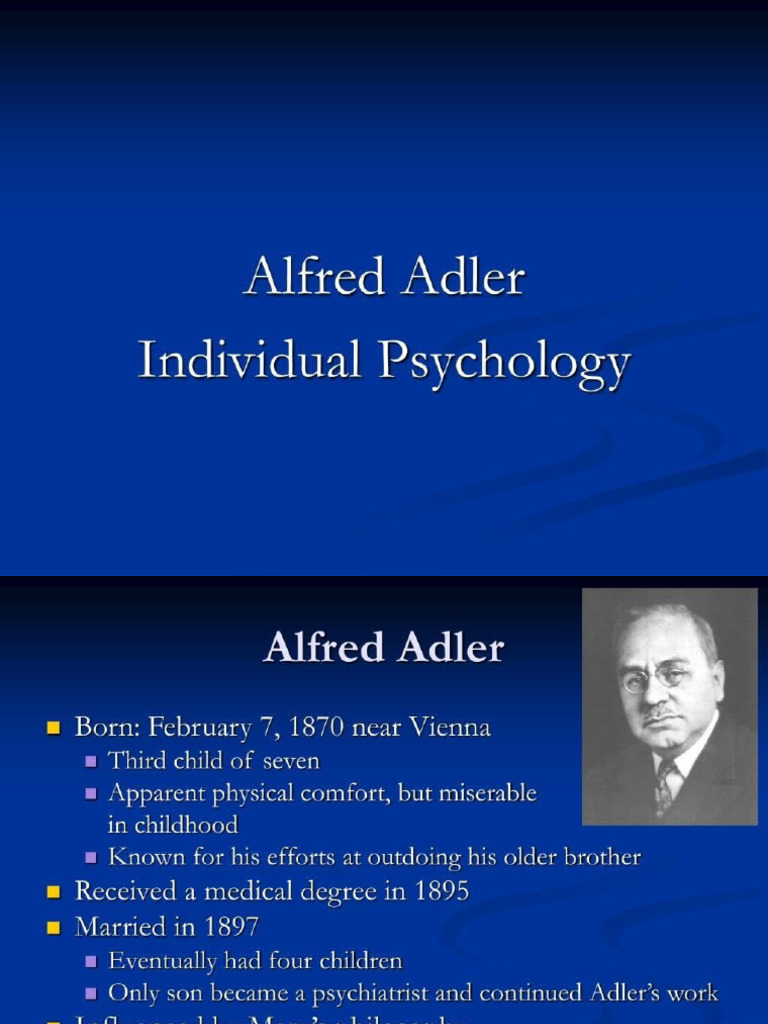 Alfred Adler | PDF