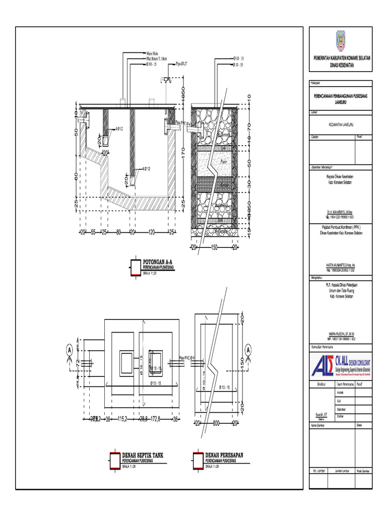 Denah Septic Lameuru | PDF