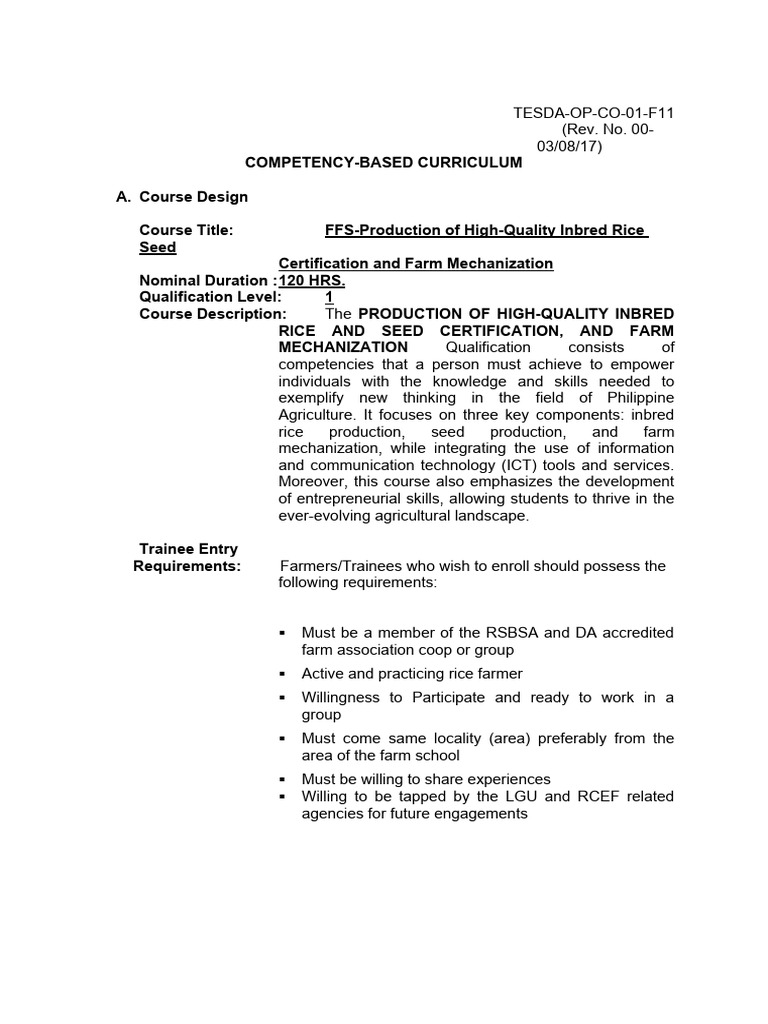 Template - Competency-Based-Curriculum - Template | PDF