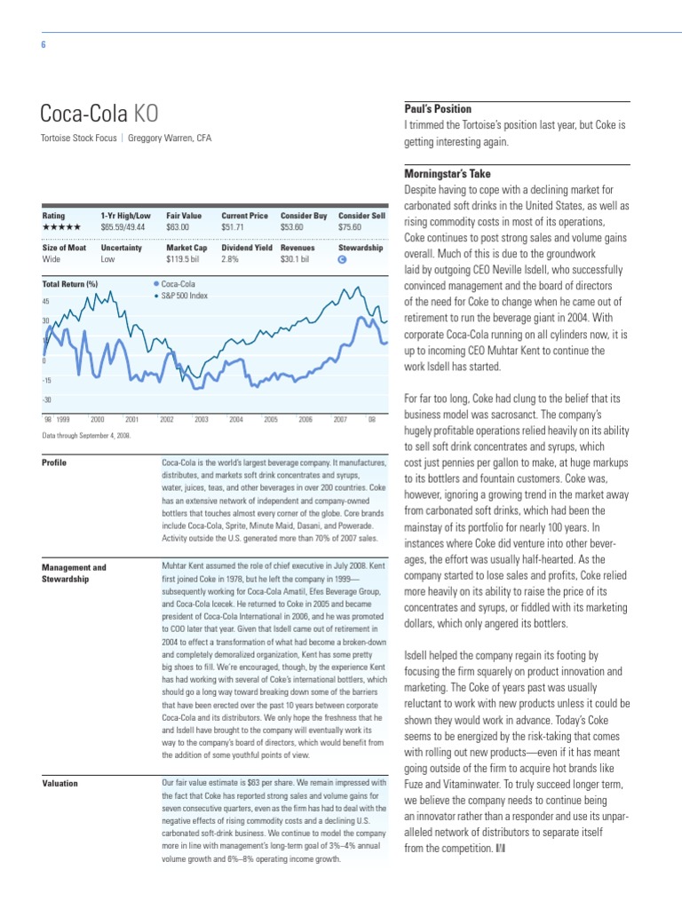 Cost Coke | PDF | The Coca Cola Company | Drink
