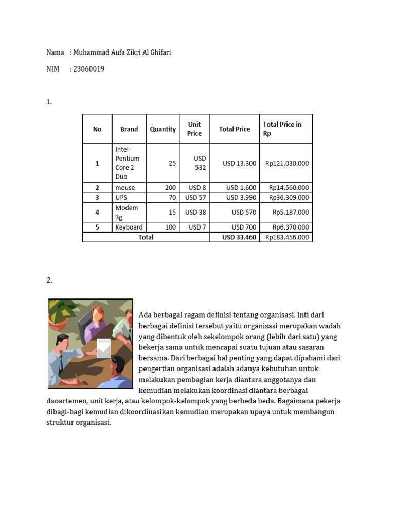 M Aufa Zikri A. Aplikasi Kom | PDF | Komputer