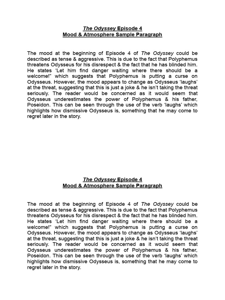Lesson 6 Sample PETER Paragraph | PDF