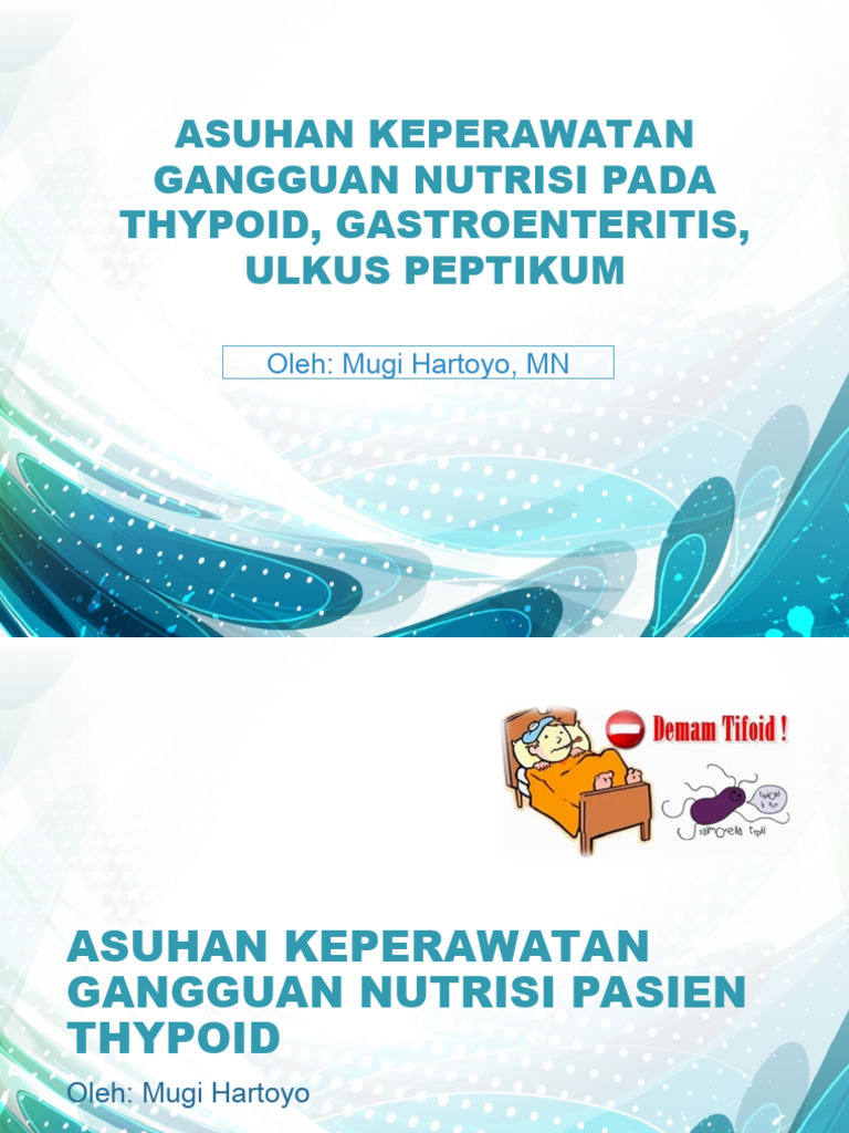 Askep - Thypoid - GE - Ulkus Peptikum | PDF