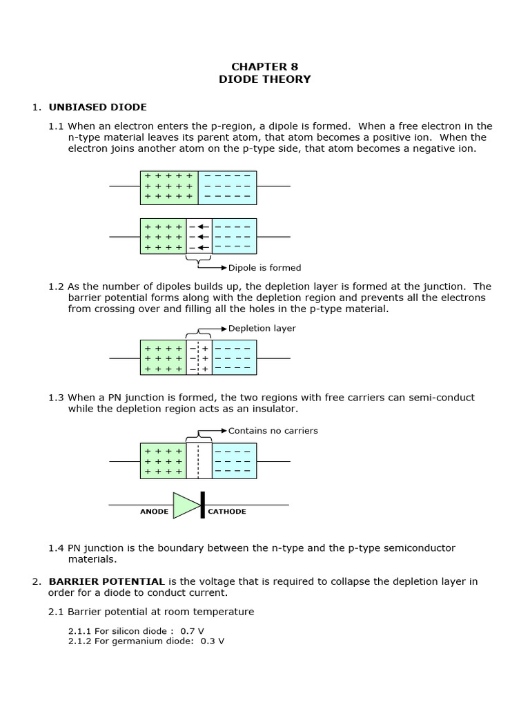 Chapter 8 | PDF | P–N Junction | Diode