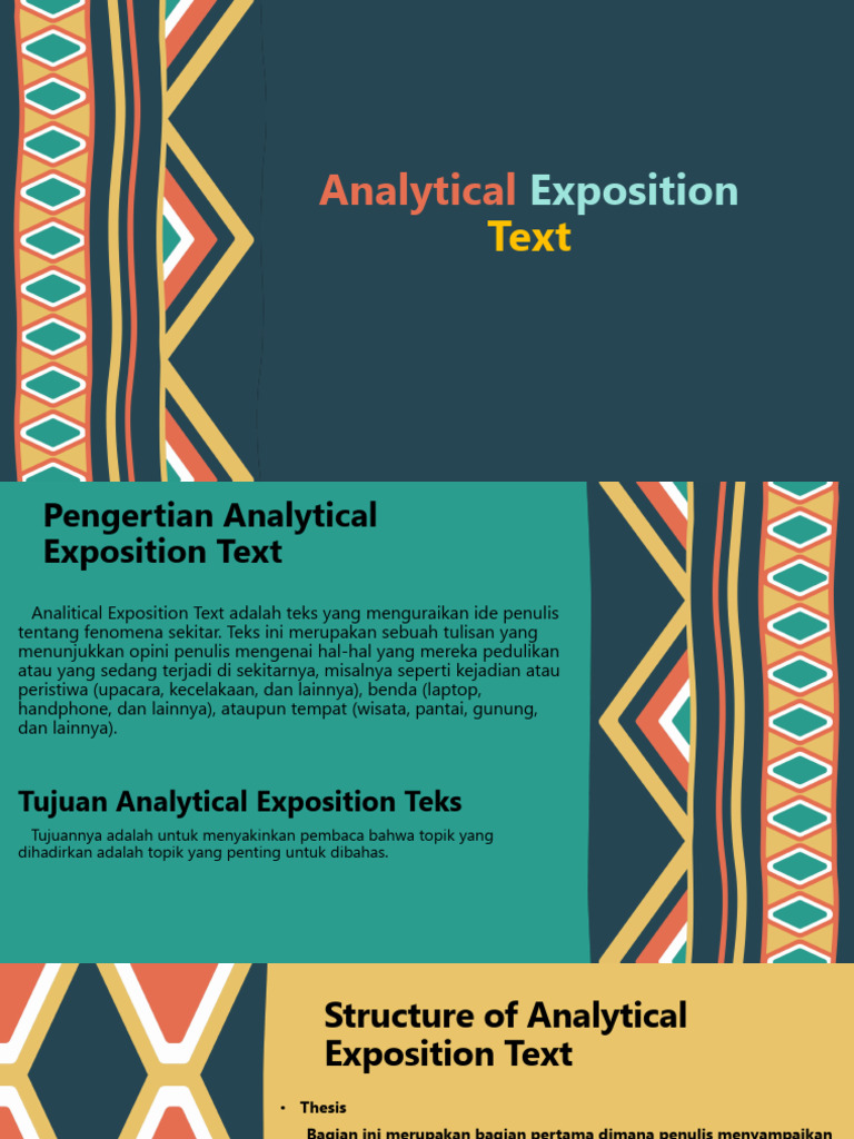 Analytical Exposition Text | PDF | Karier & Perkembangan | Seni ...