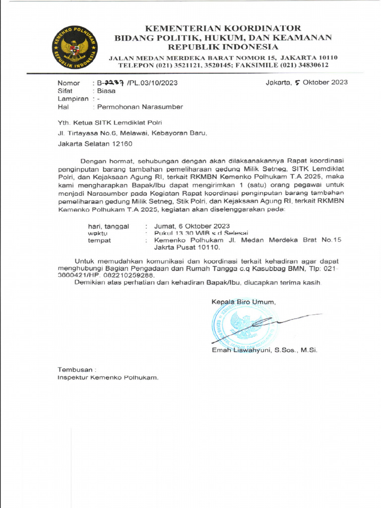 Und Narsum SITK Polri | PDF