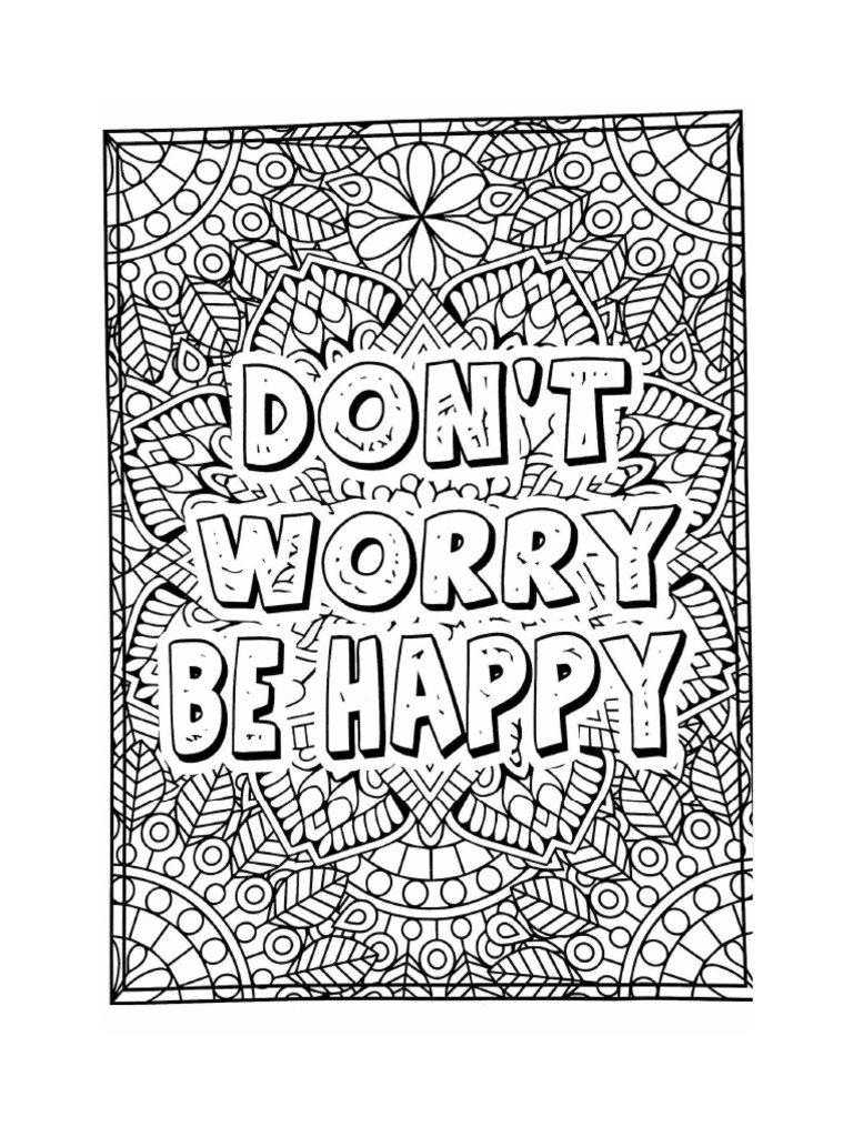 Positive Affirmation Coloring Sheets | PDF