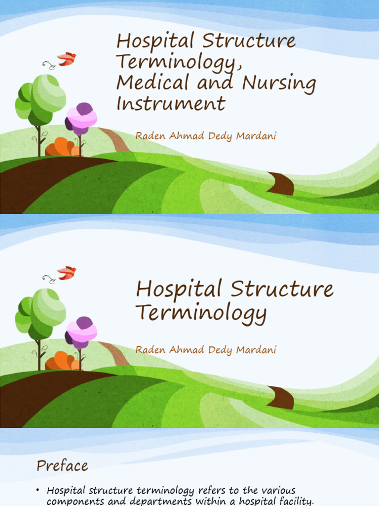 Hospital Structure Terminology | PDF