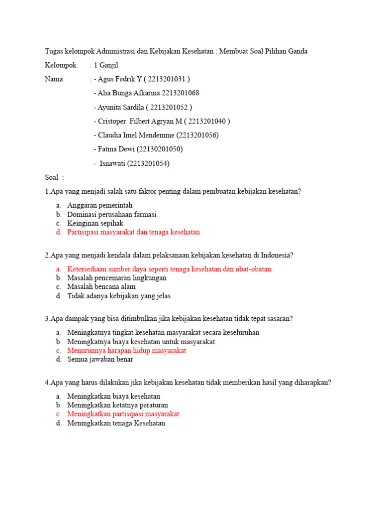 SOAL UAS AKK KELAS 2B | PDF