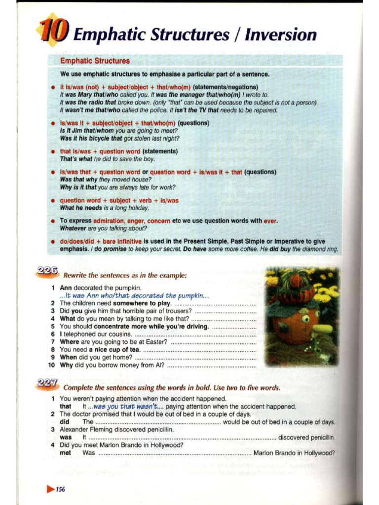 FCE Use of English 1 Inwersja | PDF