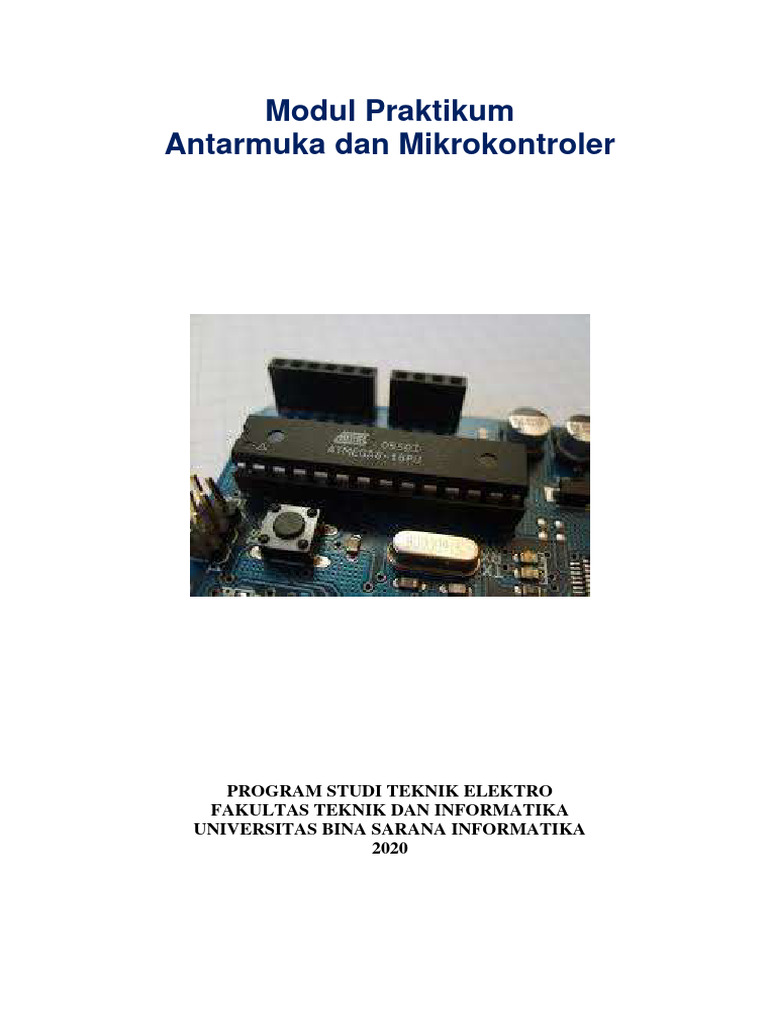 03 Modul Praktikum Antarmuka Dan Mikrokontroller (0176) | PDF ...