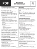 Application For An Offshore Humanitarian Visa: About This Form | PDF ...