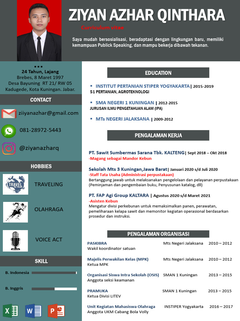 CV Ziyan Azhar Qinthara: Pertanian & Organisasi | PDF