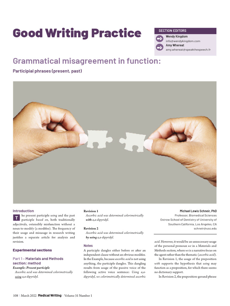 Good Writing Practice | PDF | Linguistic Morphology | Syntax