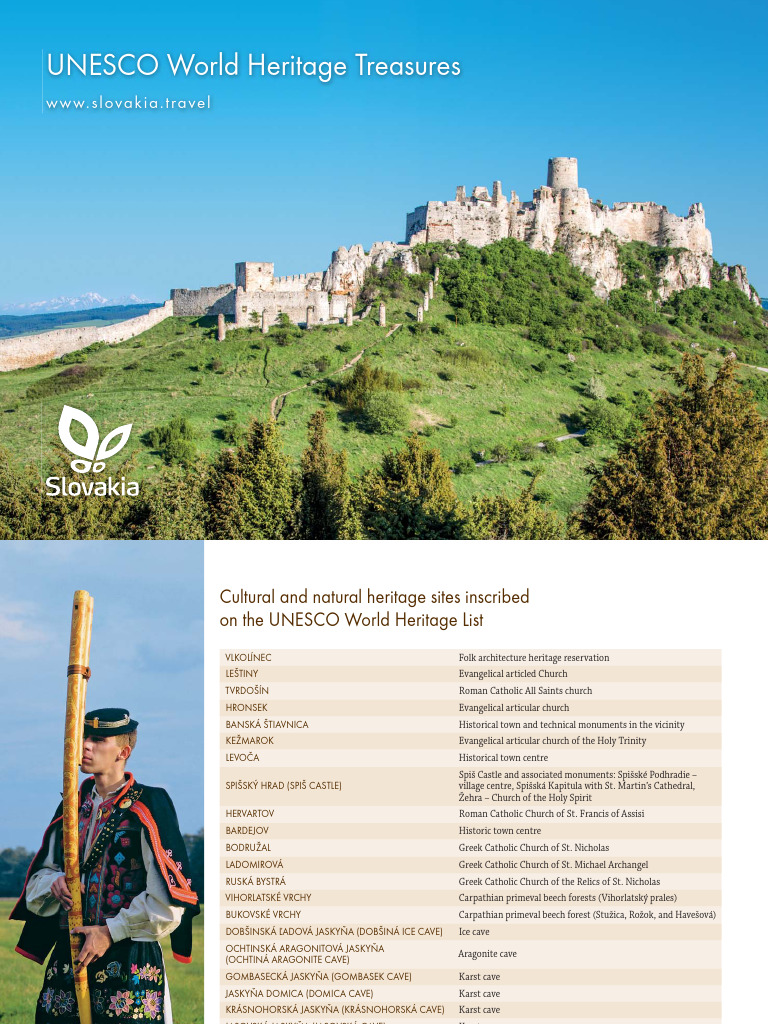 Brochure - en - Unesco-Best of Slovakia | PDF