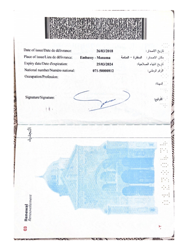 Ahmed Passport | PDF