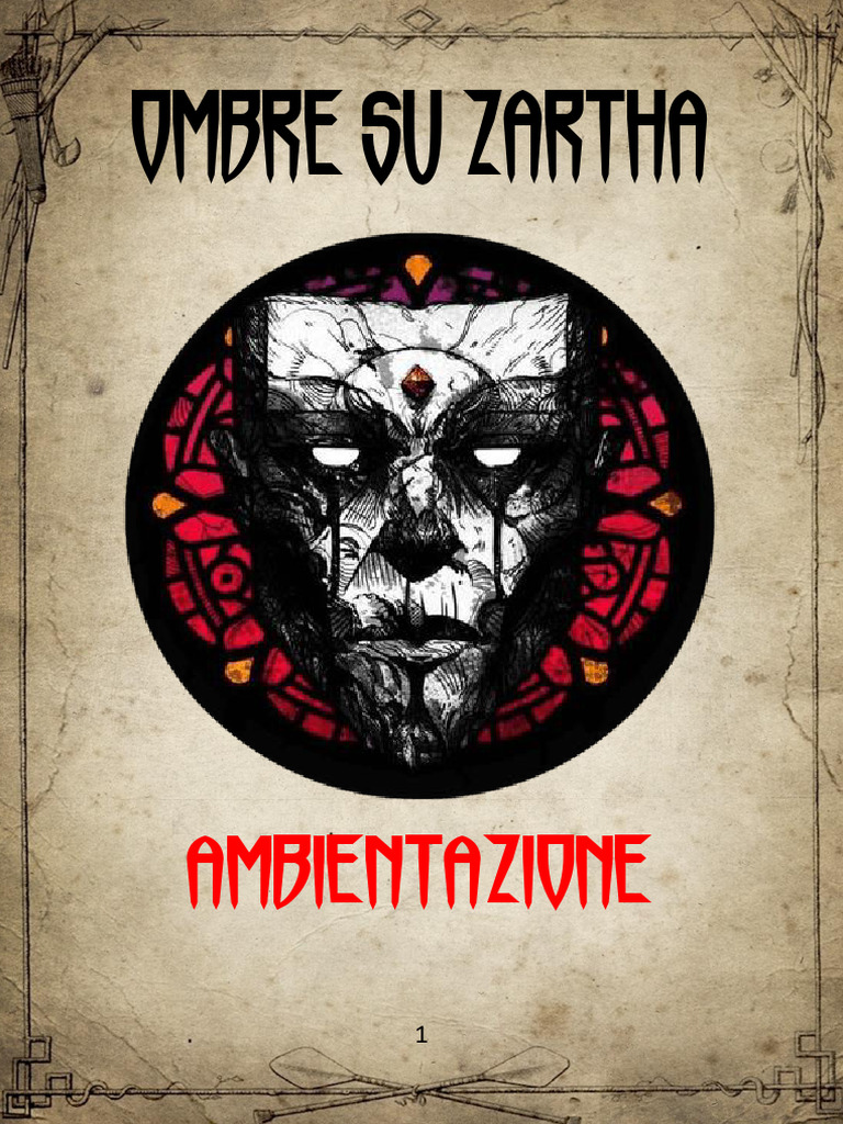 Ombre Su Zartha Ambientazione 1.1 | PDF