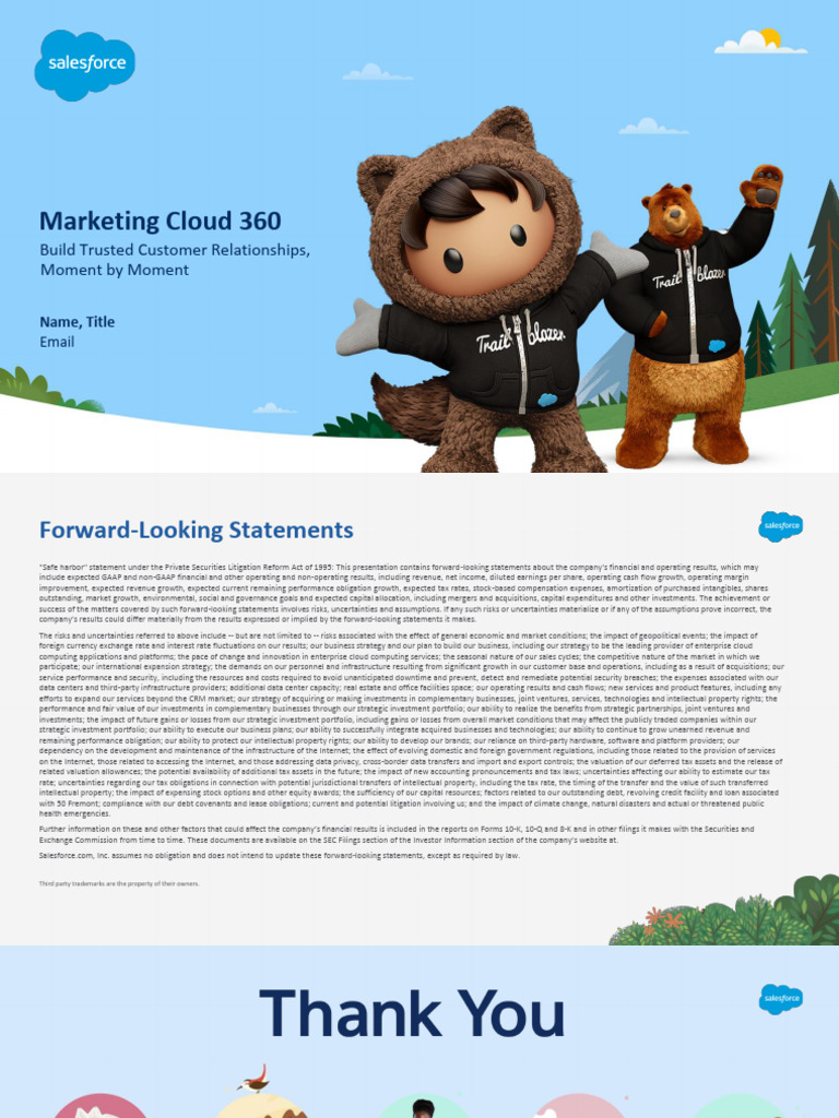 PDF Marketing Cloud Persona First Call Deck | PDF