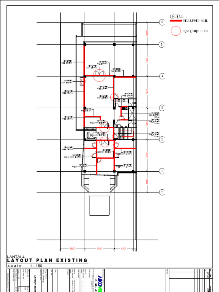 SD Electrolux LT 4 Partisi 21082023 | PDF | Construction Management | Technical Drawing