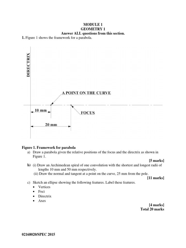 2015 CAPE MODULE 1 Exam Question | PDF