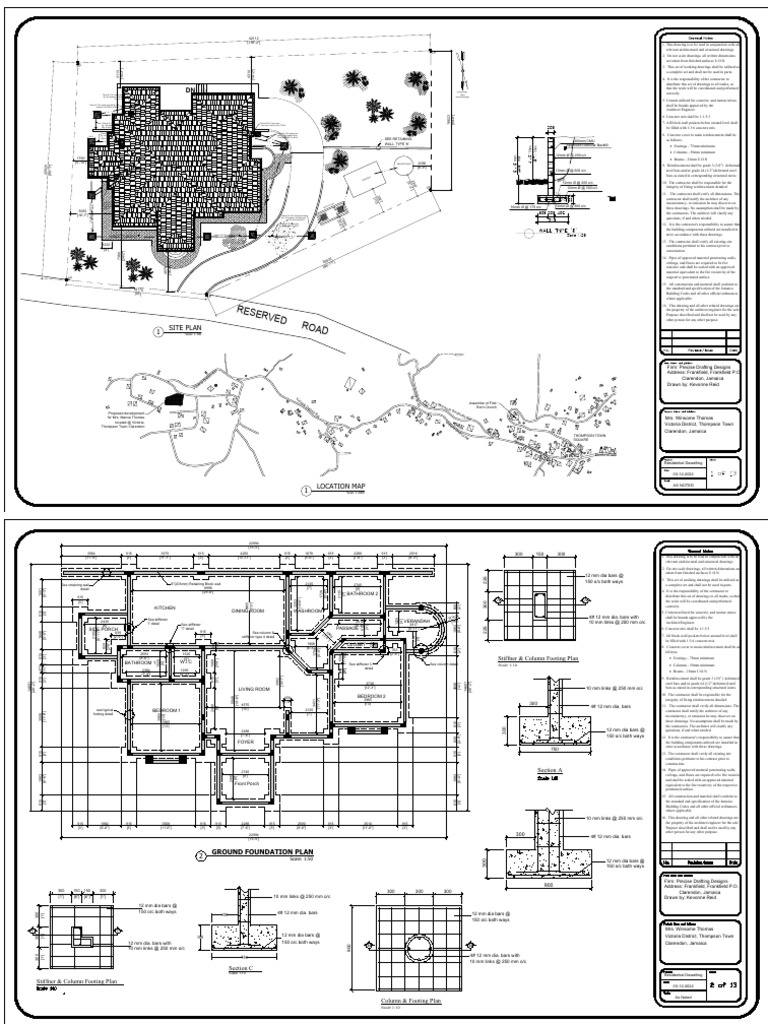 Residential Construction Drawings | PDF