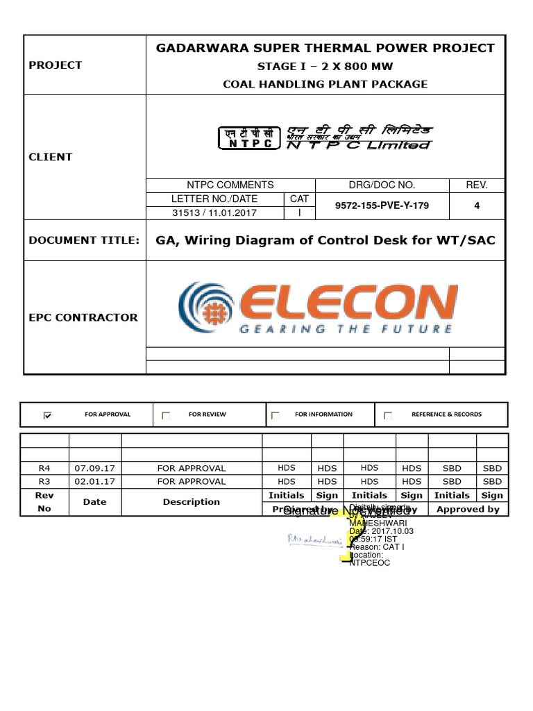 WT Control Desk | PDF