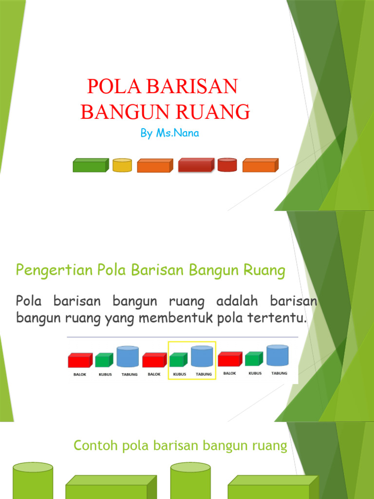 Pola Barisan Bangun Ruang | PDF