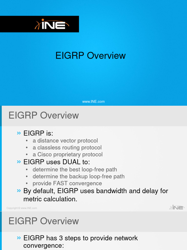 Ine CCNP R&s v2 Slides | PDF