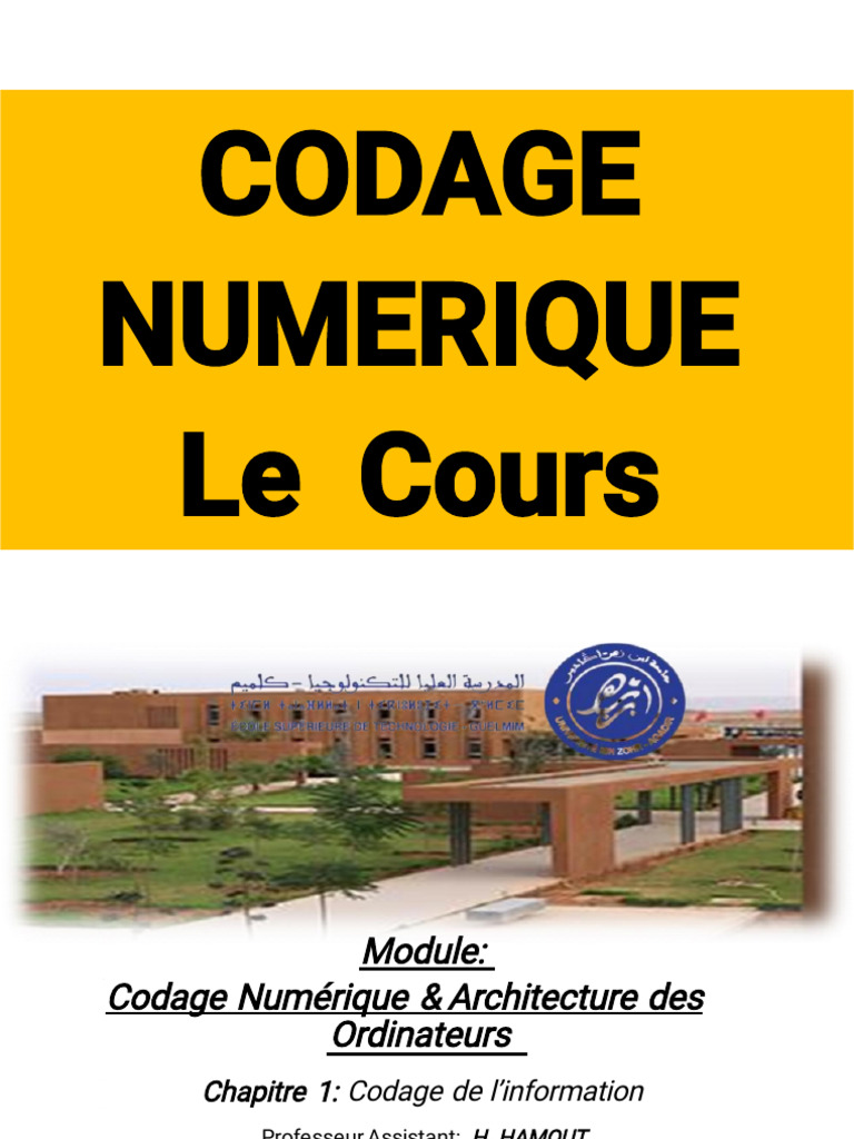 Cours Codage Numérique | PDF