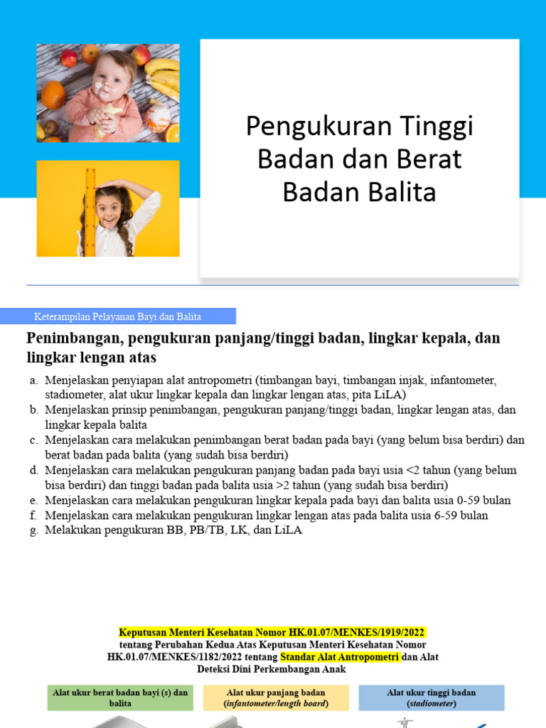 Cara Mengukur BB TB | PDF