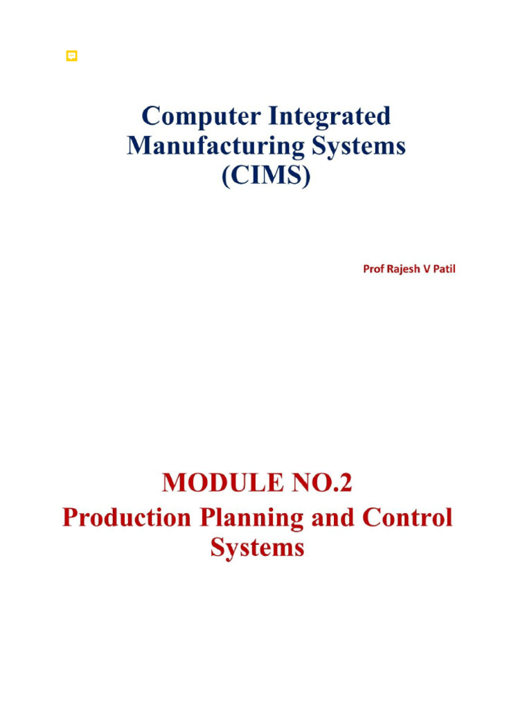 CIMS Unit 2 | PDF