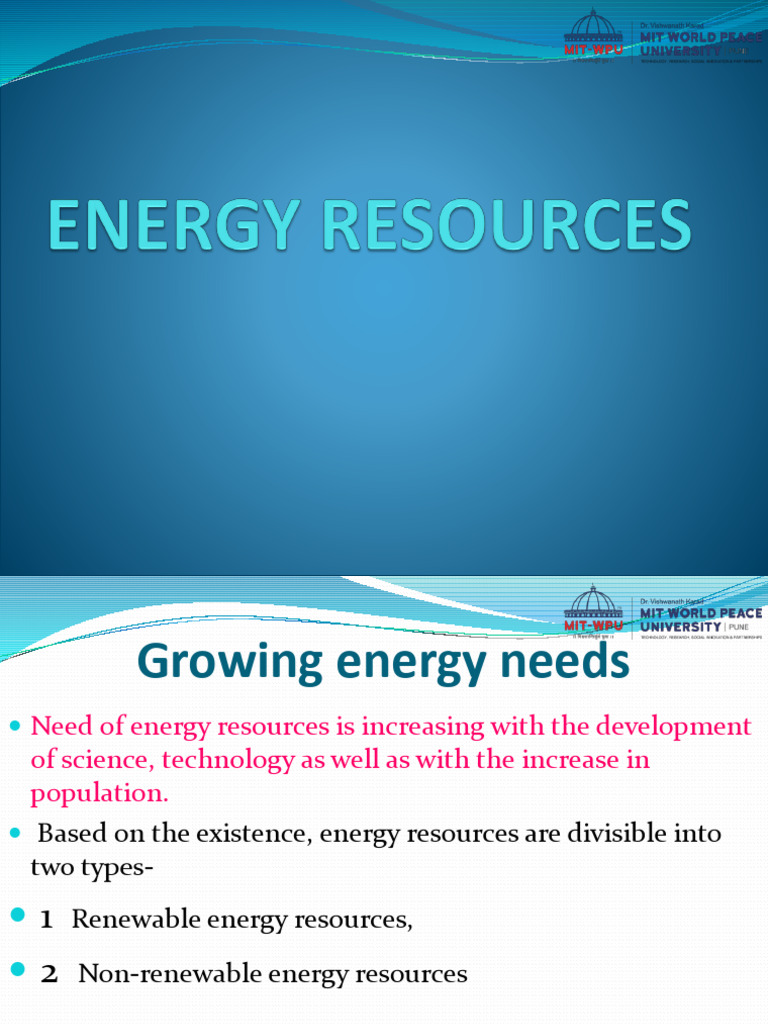 Energy Resources | PDF | World Energy Resources | Solar Energy