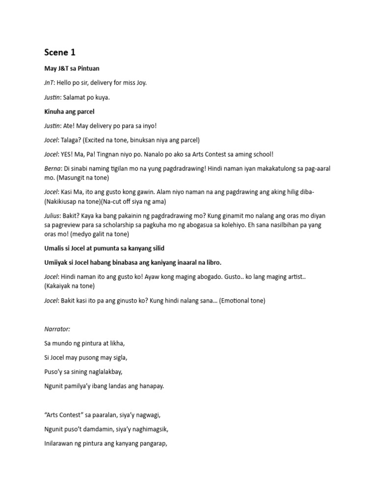 Career Choice Script | PDF