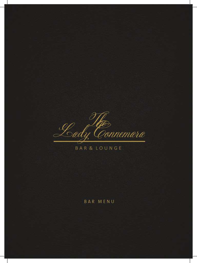 LCBL Bar Menu | PDF