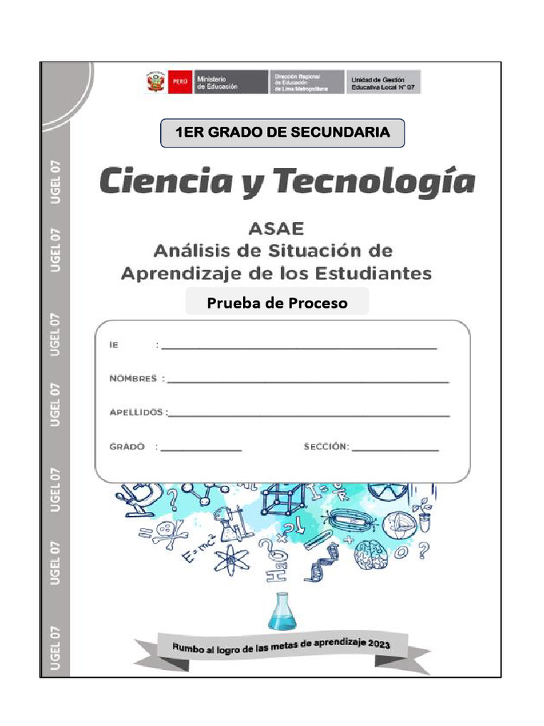 Eva-Proceso. CT 1ero | PDF