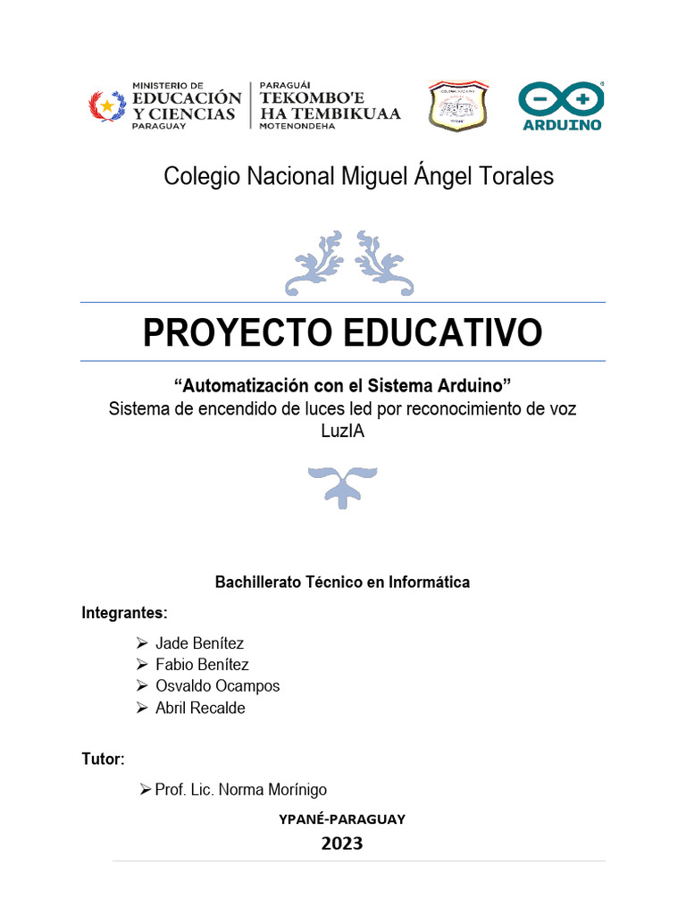Proyecto Final Arduino | PDF | Arte | Informática