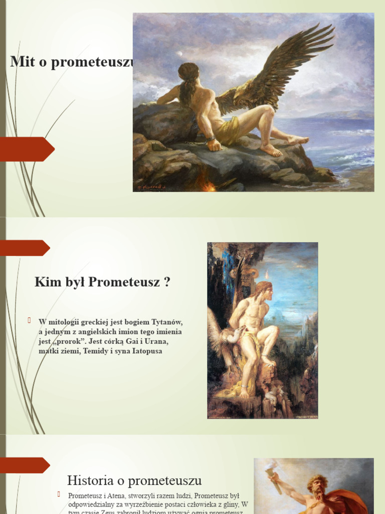 Prezentacja o Mit Prometeusza | PDF