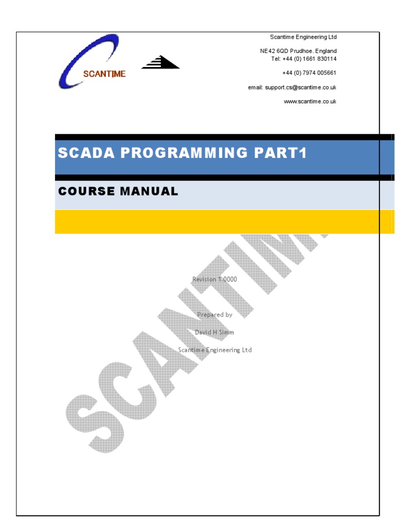 Scada Manual | PDF | Scada | Programmable Logic Controller