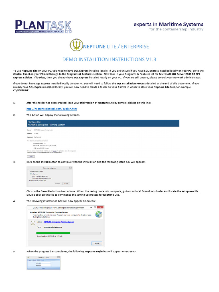 Neptune Lite Installation Guide v1.3 | PDF