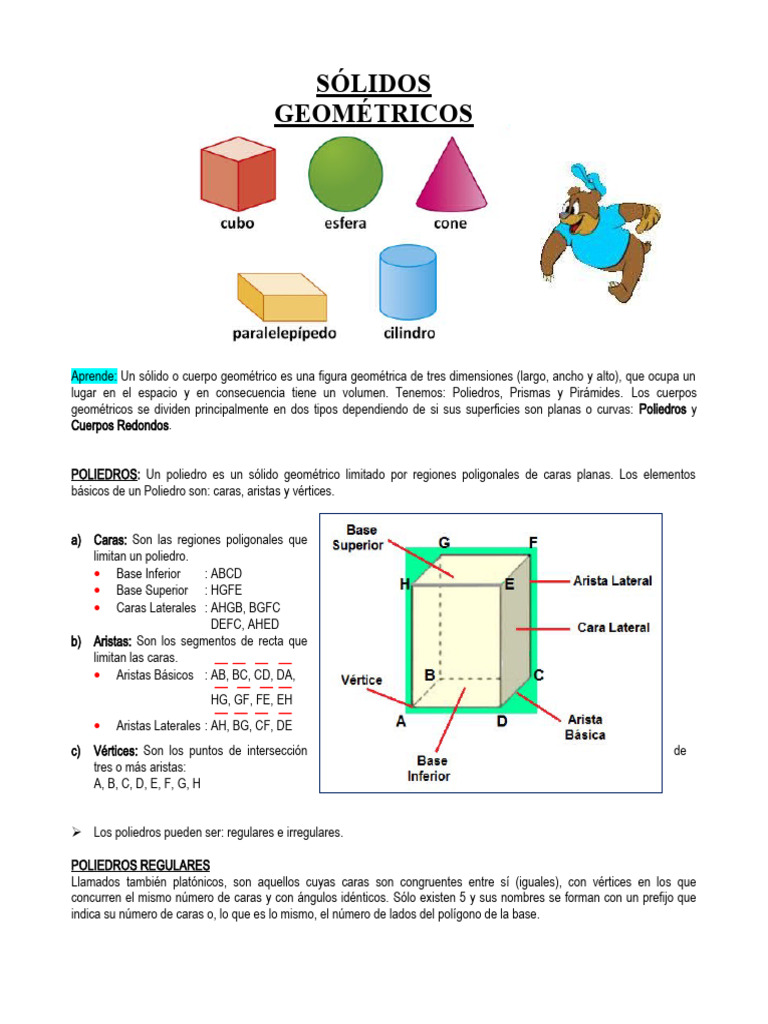 Sólidos Geométricos | PDF