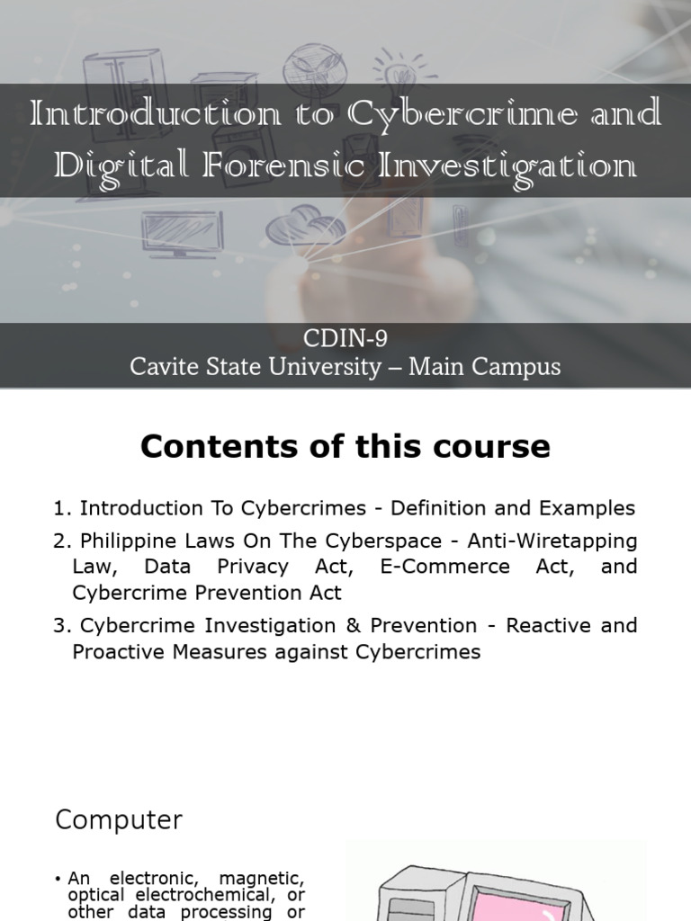 Intro To Cybercrime and Digital Forensic Investigation | PDF