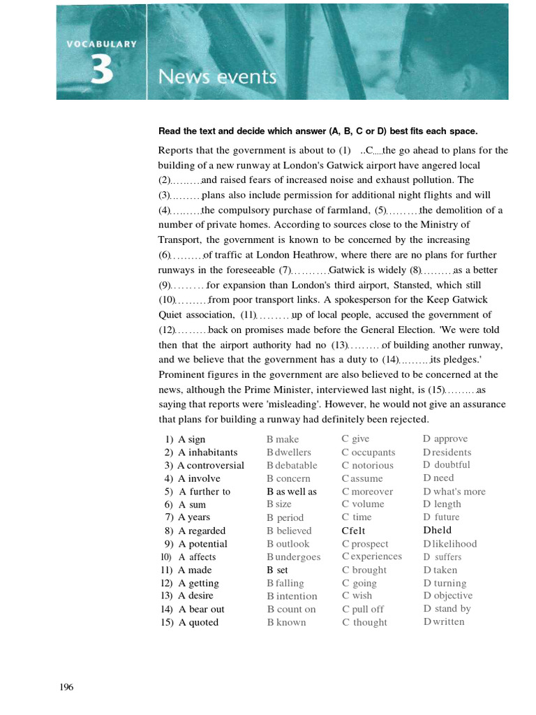 Advanced Language Practice | PDF