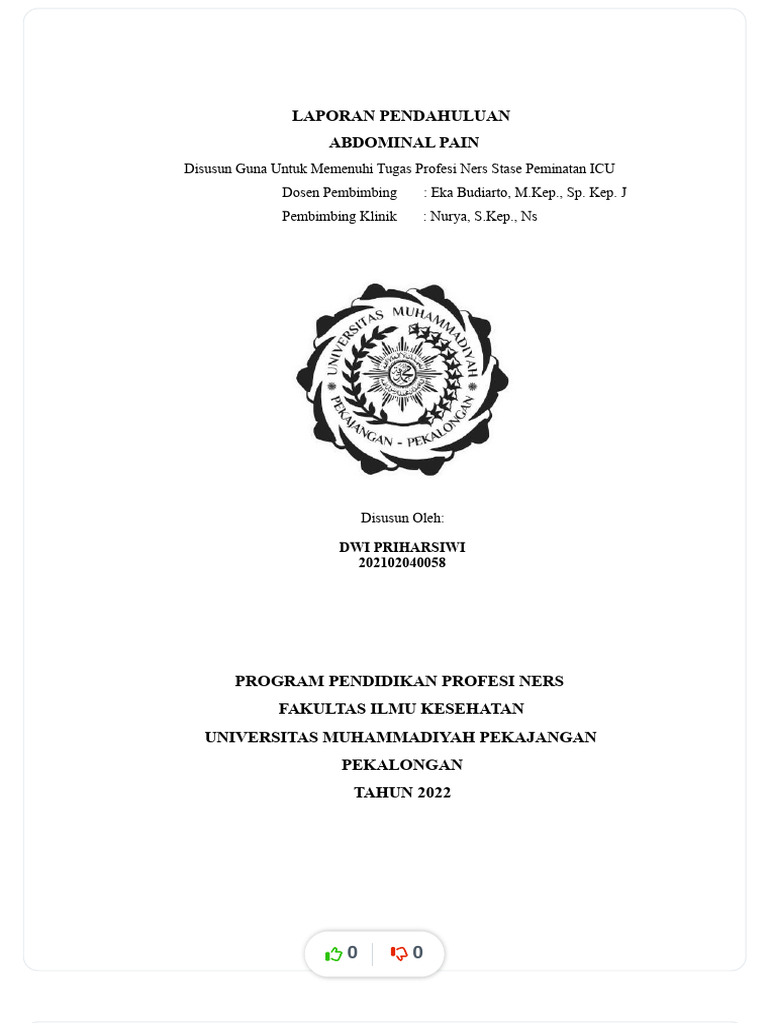 LP Abdominal Pain Compress | PDF