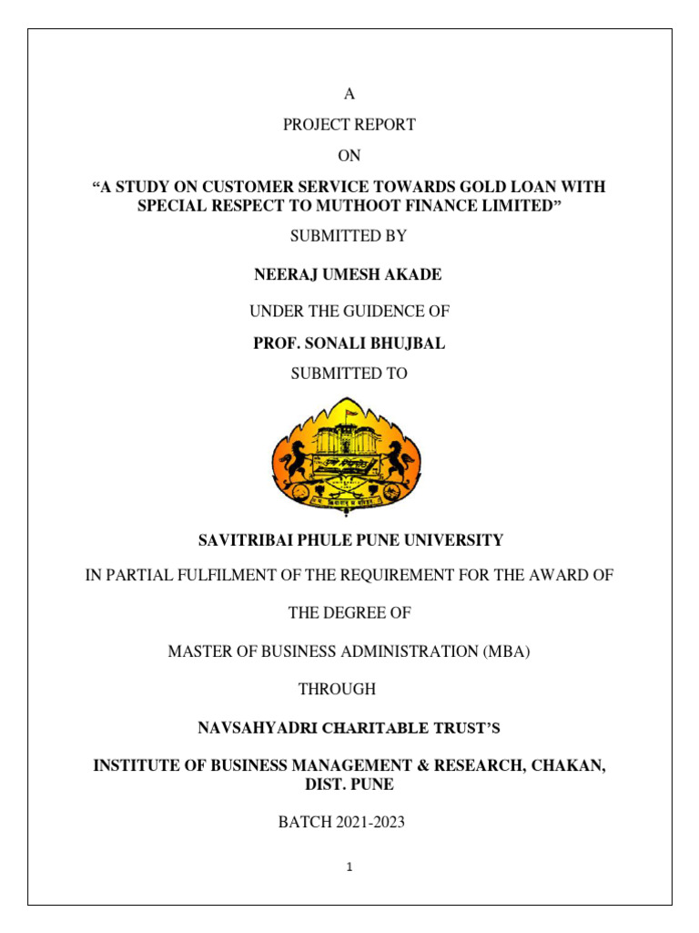 College Project Final | PDF