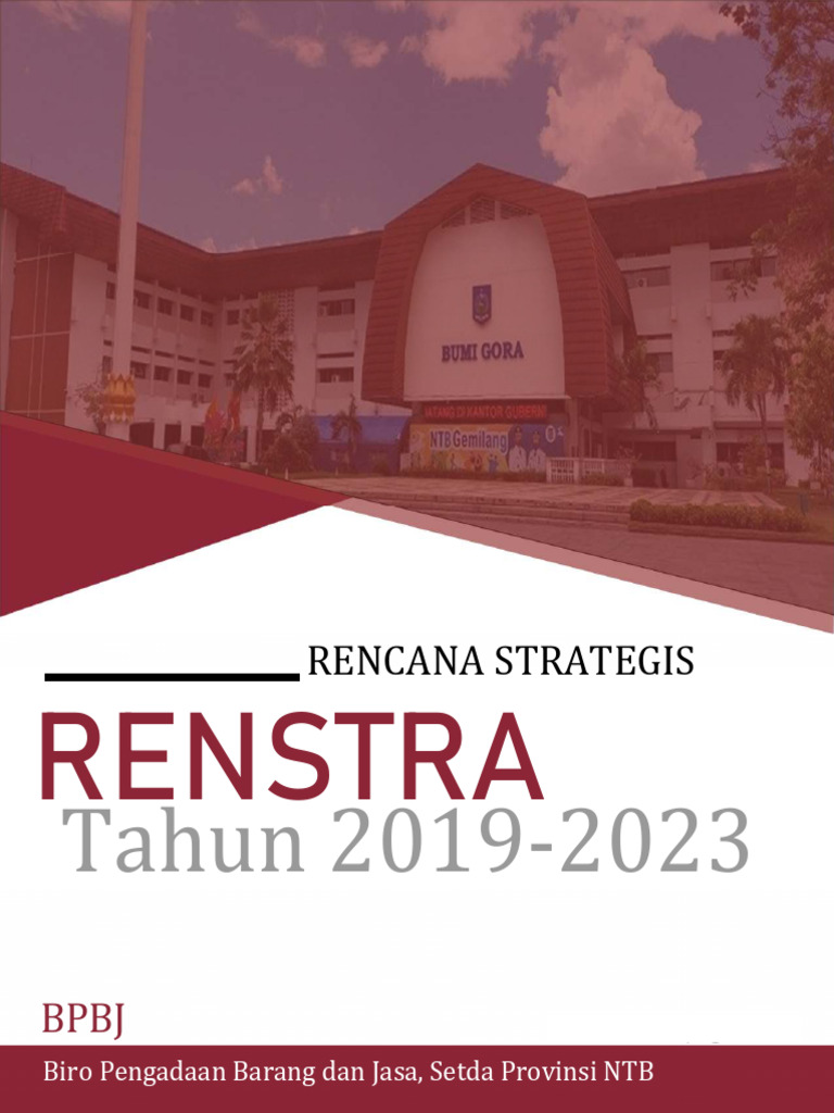 Renstra Biro PBJ Tahun 2019 2023 | PDF