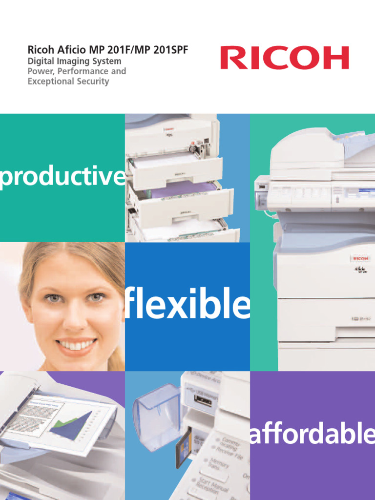 Ricoh Aficio MP 201 | PDF