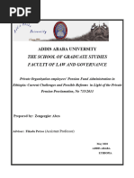 Ethiopia Private Organization Employees Pension Proclamation No. 1268 ...