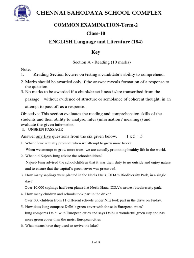 English Class 10 Ms Final | PDF | Memory | Information
