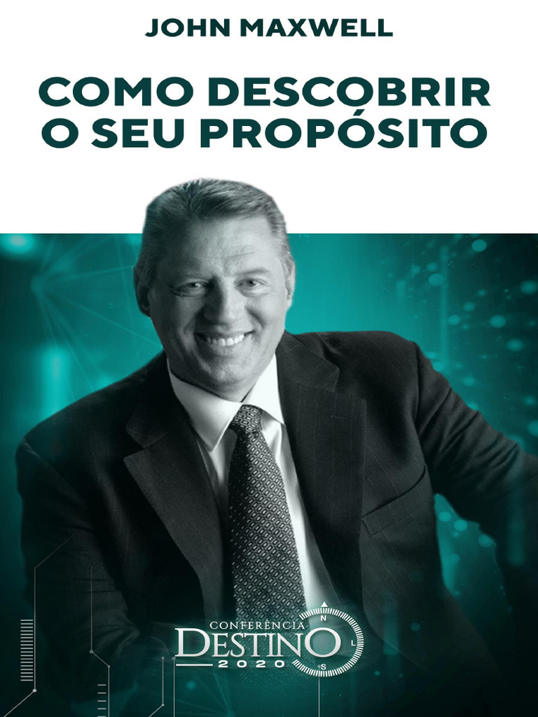 Como Descobrir o Seu Propósito - Maxwell | PDF | Carreira e Crescimento | Autoajuda