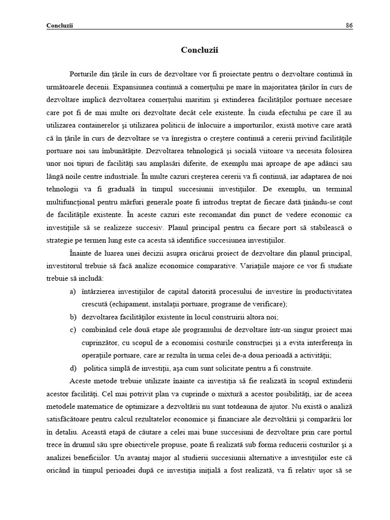 Concluzii | PDF